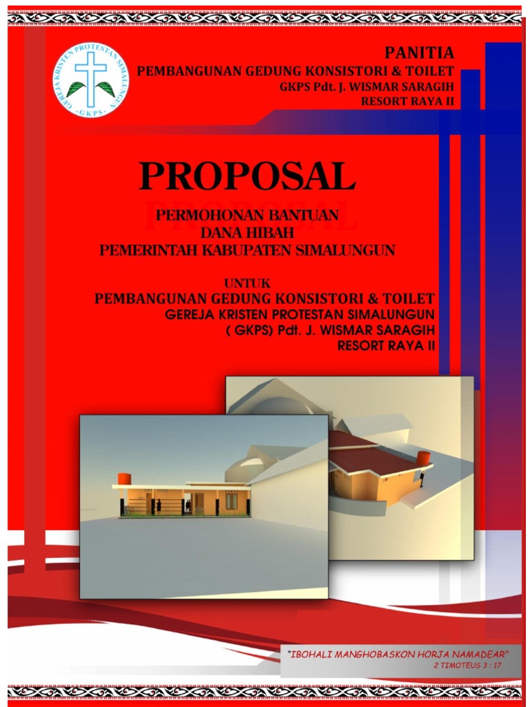 Proposal Pembangunan Gedung Konsistori GKPS PDT J Wismar Saragih Ke ...