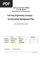 Environmental Management Plan Sample | PDF | Stormwater | Water Quality