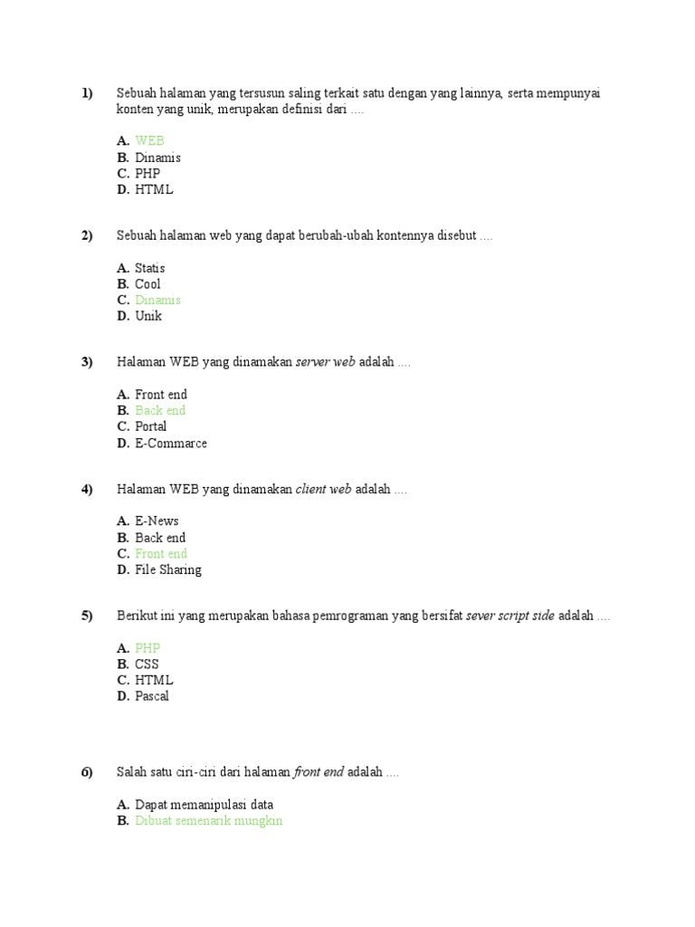 Pemrograman Web Dinamis | PDF