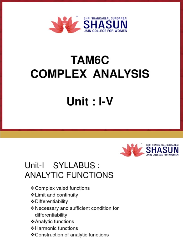 Complex-Analysis Madras University | PDF | Power Series | Series ...