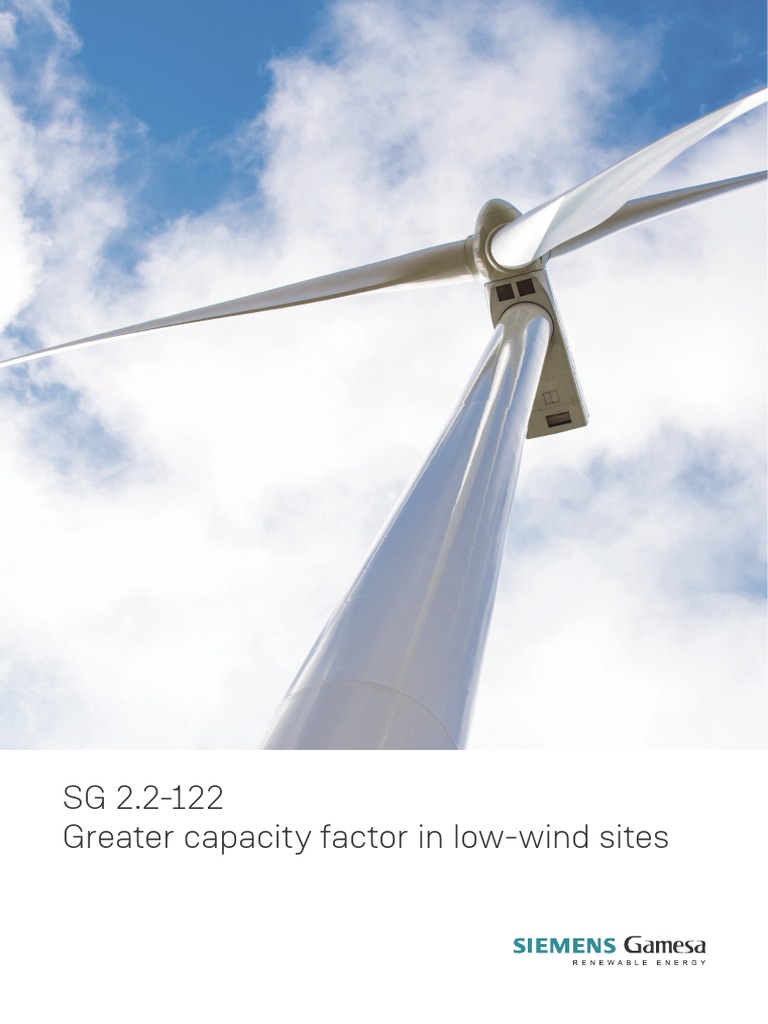 Siemens Gamesa Onshore Wind Turbine | PDF | Wind Power | Wind Turbine
