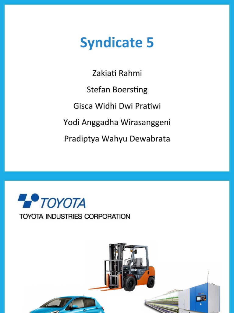 Toyota Textile Machinery in Indonesia | PDF | Consumer Behaviour | Brand