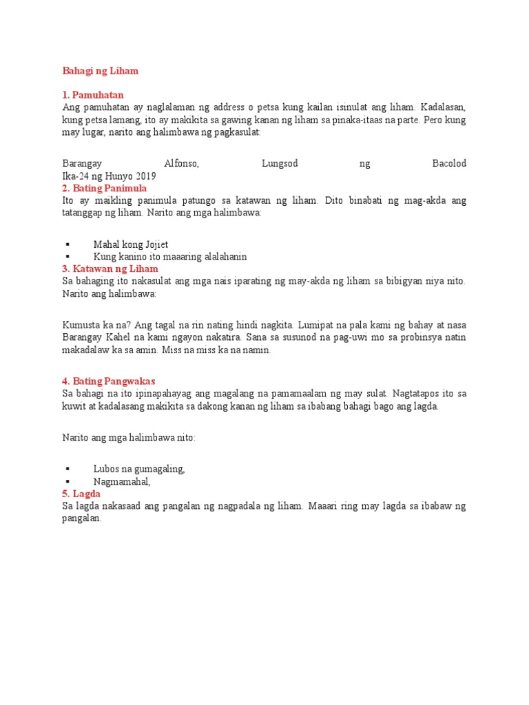 Liham | PDF