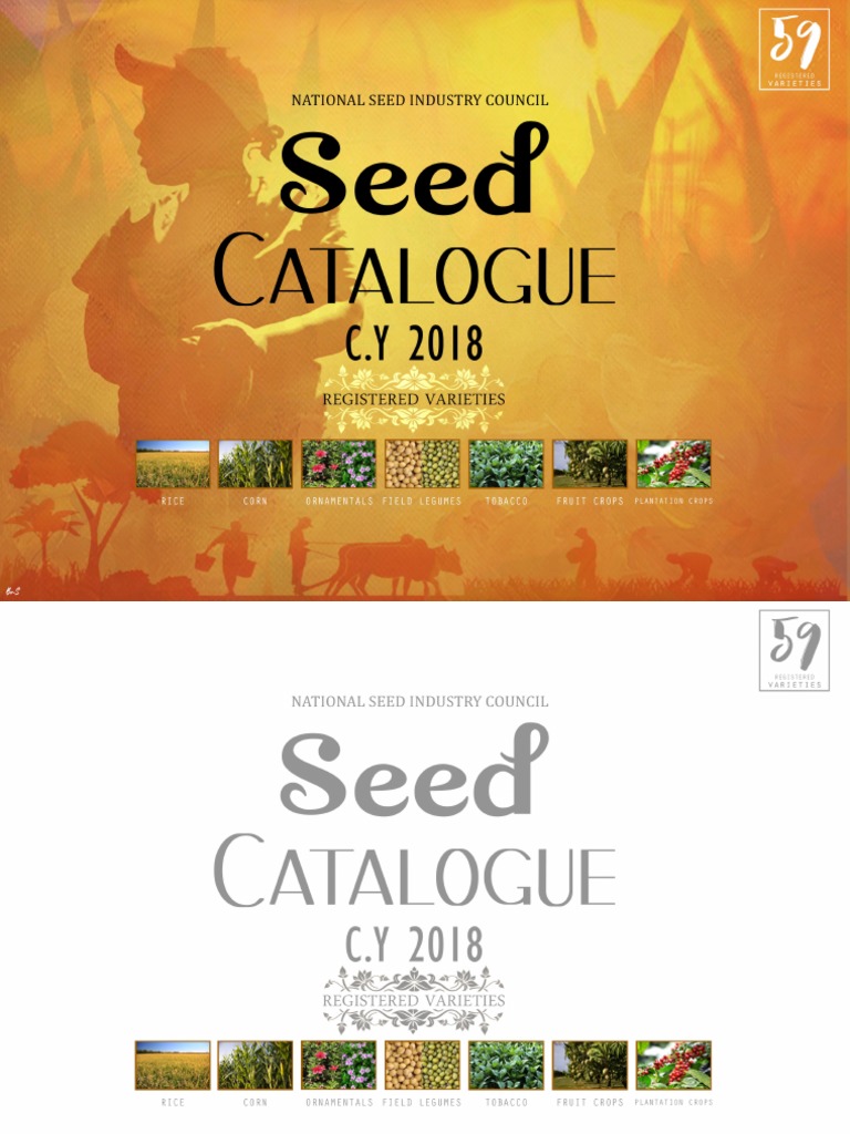 Catalogue 2018 | PDF | Rice | Crop Yield
