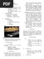 Lesson Plan Elements of Drama | PDF | Play (Theatre) | Genre