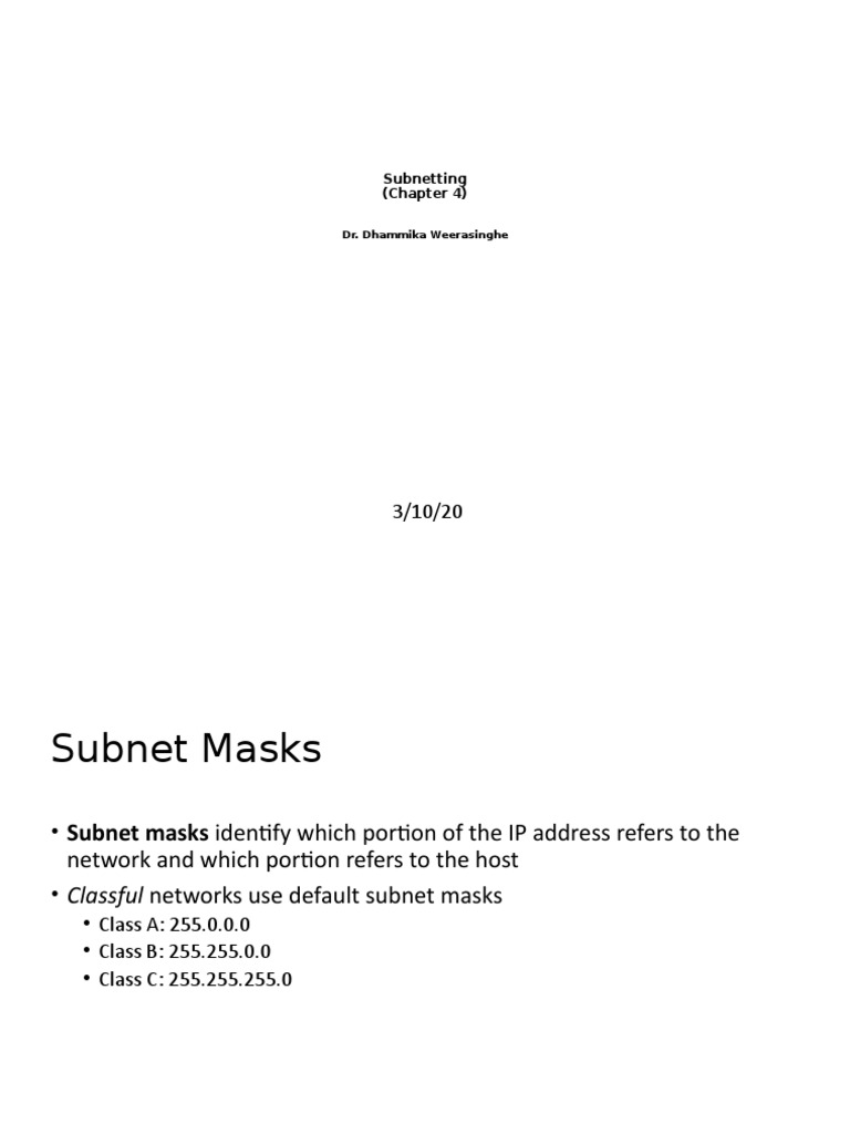 Subnetting and CIDR Guide | PDF | Internet Architecture | Routing