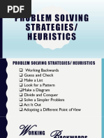 Lesson 2.2 Polyas Four Step in Problem Solving | PDF