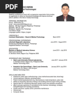 Resume & PRC License | PDF | Nursing | Occupational Safety And Health