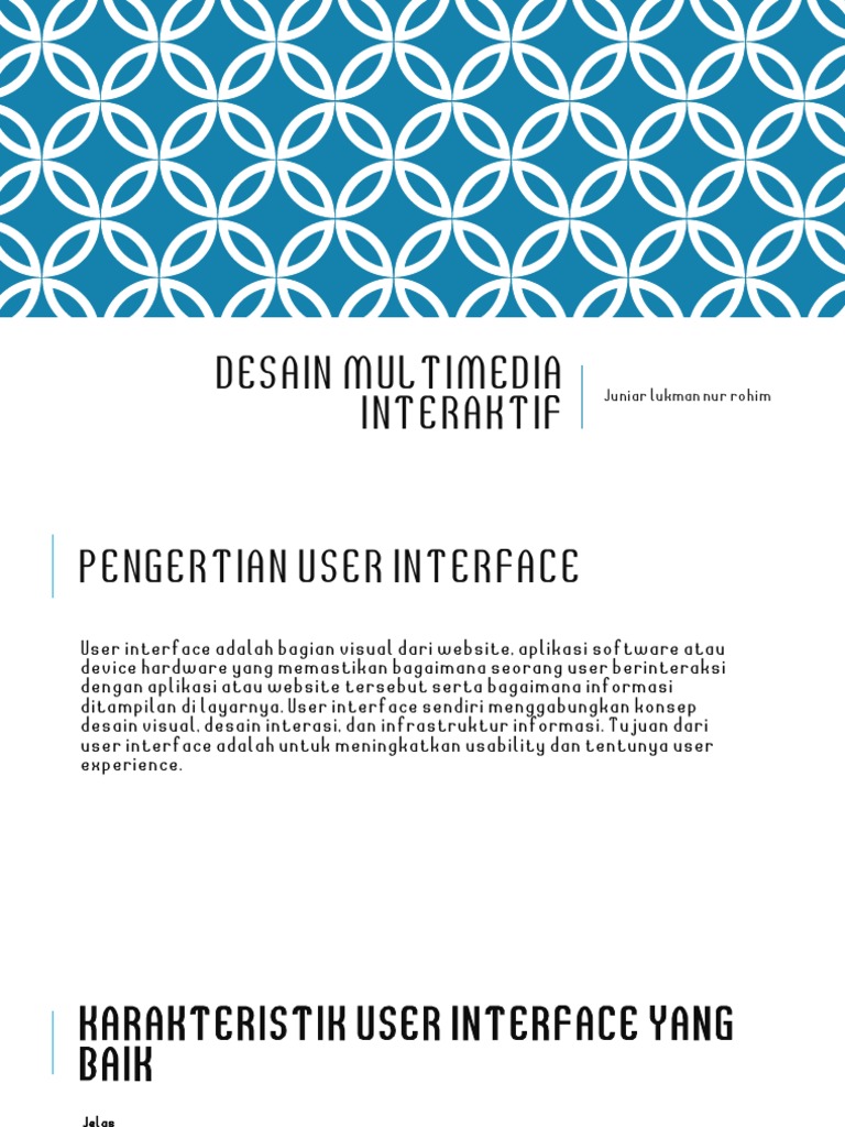 Desain Multimedia Interaktif | PDF