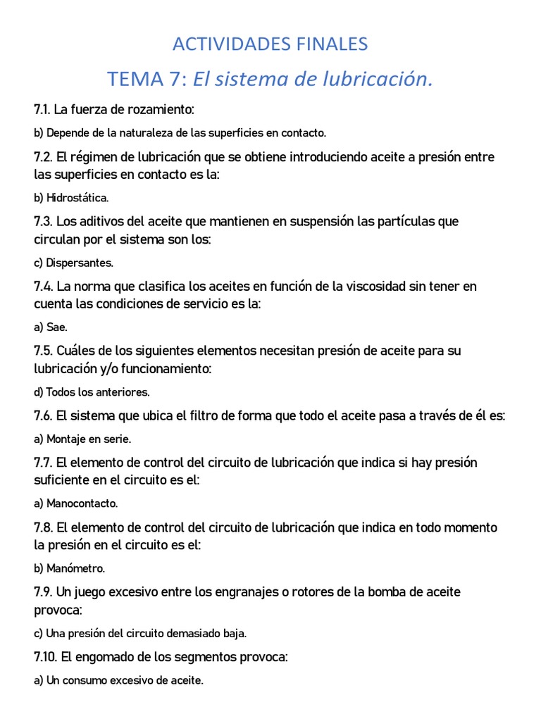 Actividades Finales Tema 7. | PDF