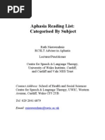 Bdae Boston Diagnostic Aphasia Examination Docs | PDF | Cognitive ...