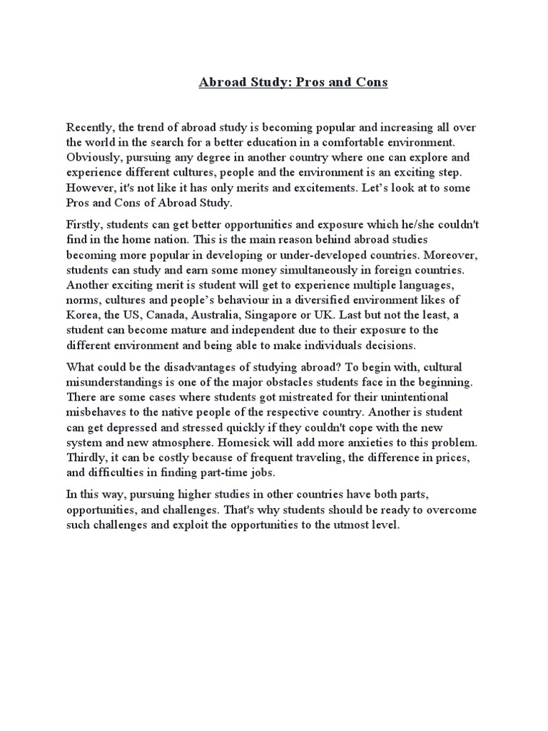 Academic Sample Passage