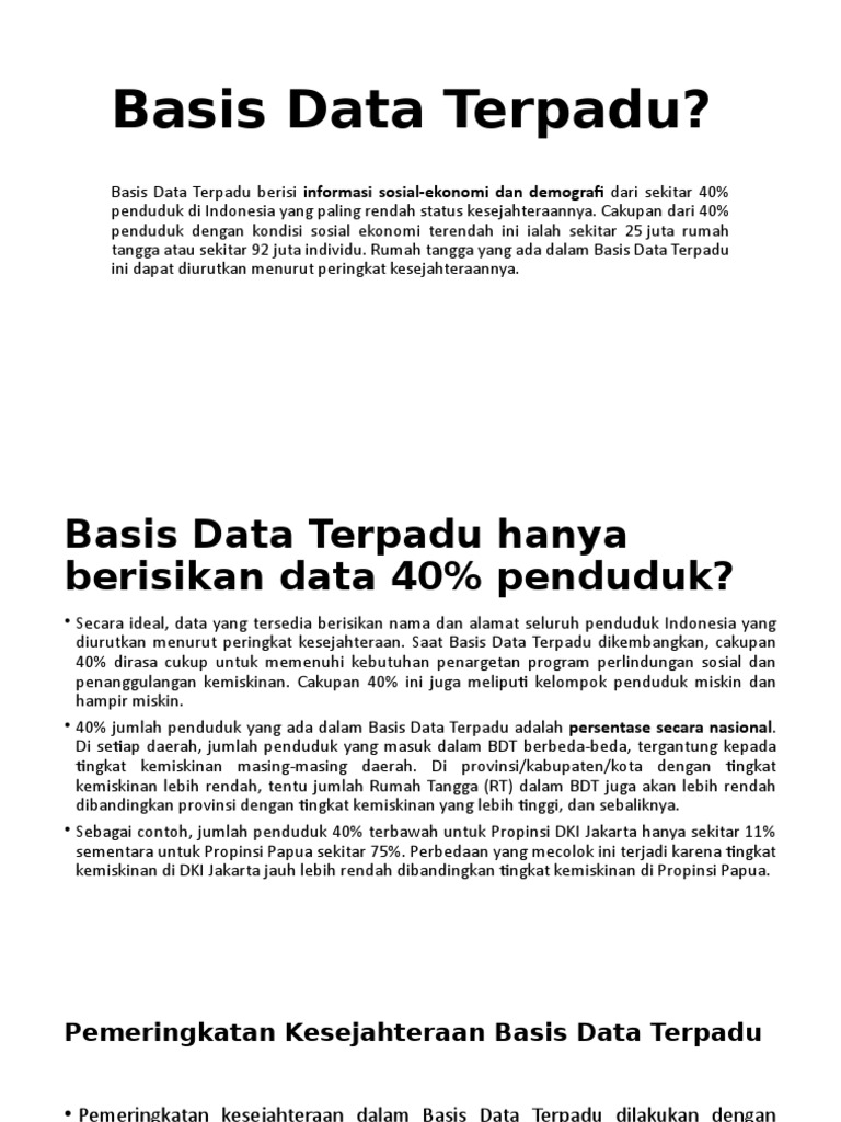 Apa Itu BDT | PDF