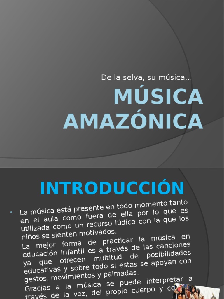 Evolución de la Música Amazónica | PDF | Musica Sudamericana ...