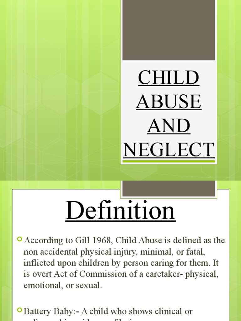 Understanding Child Abuse and Neglect | PDF | Child Neglect | Child Abuse