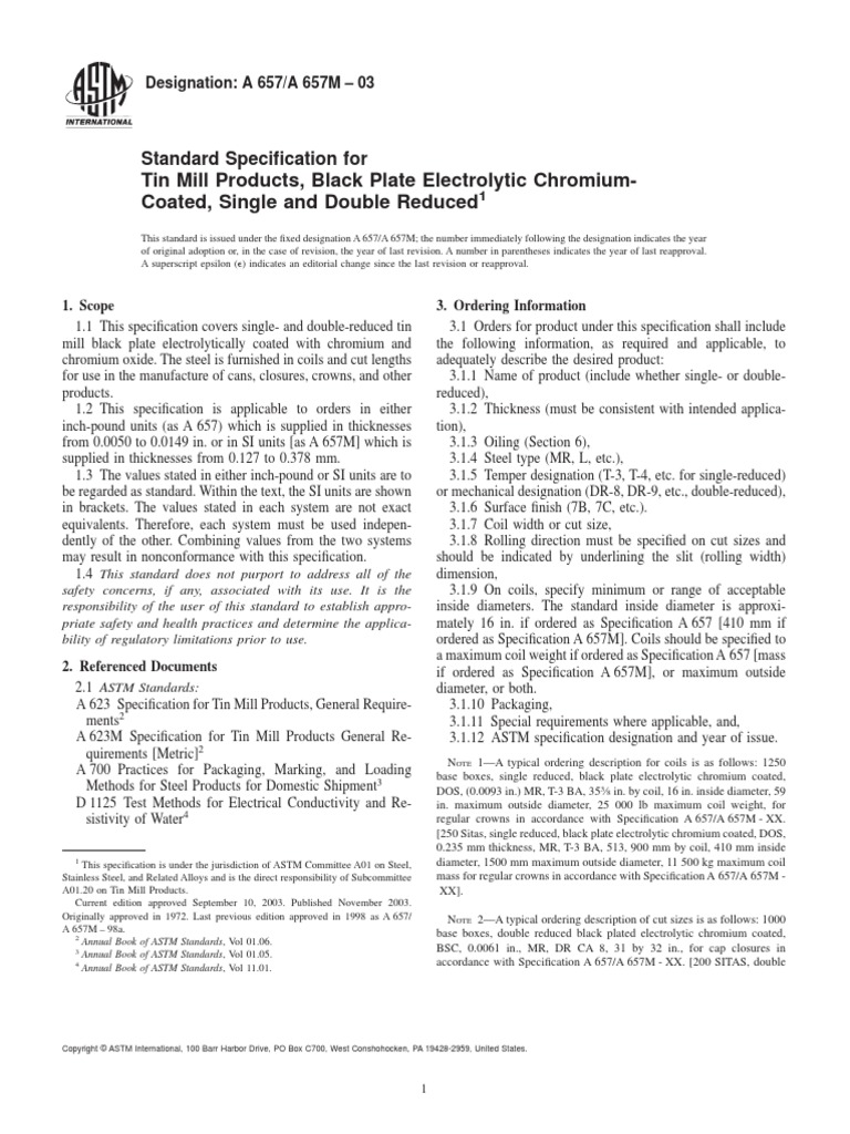 Astm A-657 | PDF | Chromium | Sodium Hydroxide