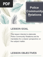 Police Community Relations Manual | PDF | Police | Community