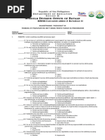 Pagbasa at Pagsusuri Exam 1 | PDF