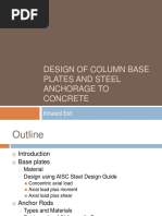 Base Plate Connection Design Analysis | PDF | Strength Of Materials ...