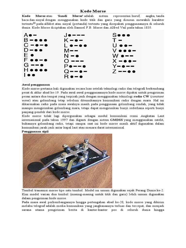 Kode Morse | PDF