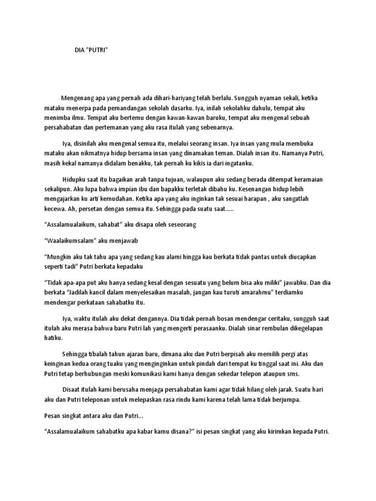 Dia - Putri | PDF