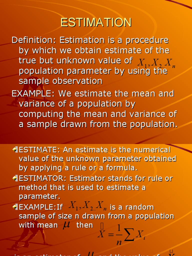 Lecture 11 | PDF | Estimator | Bias Of An Estimator