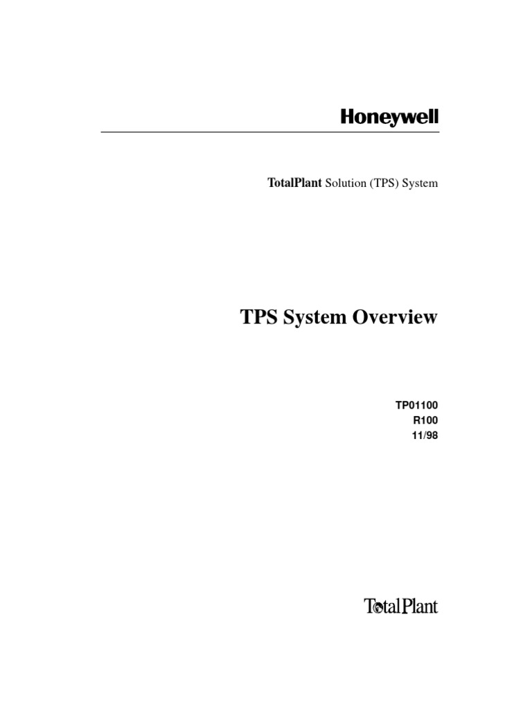 Total Plant Solutions Overview TP01100 PDF | PDF | Server (Computing ...