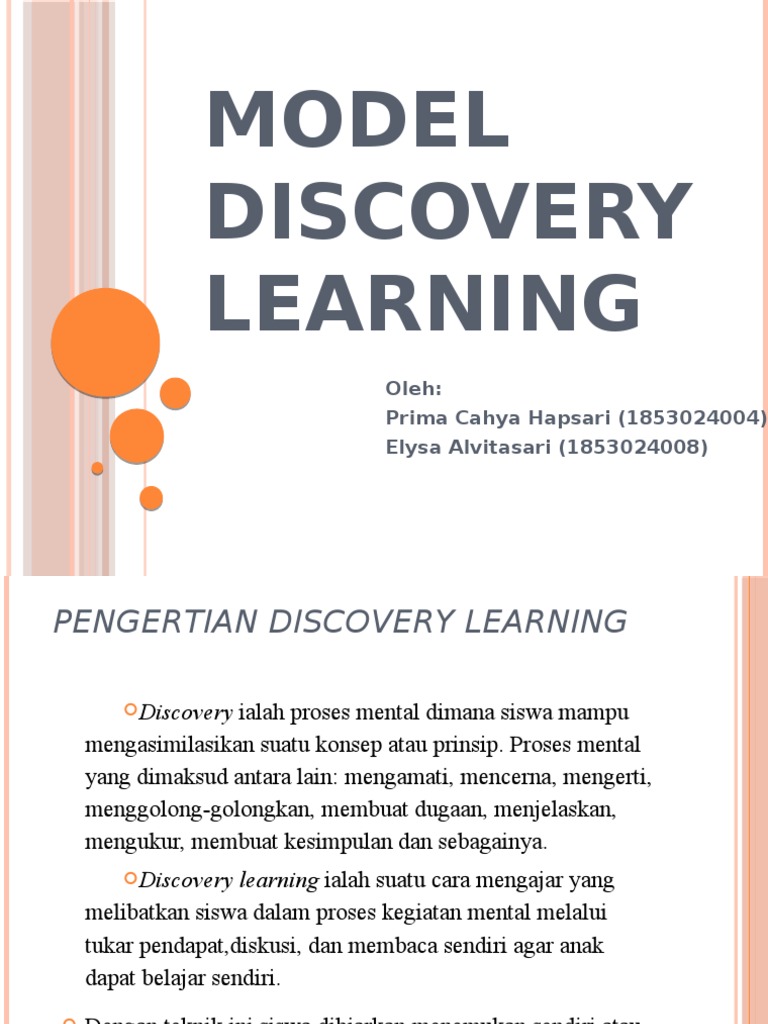 Model Discovery Learning | PDF