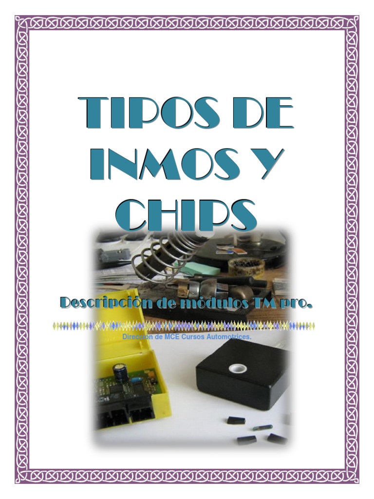 Tipos de Inmos y Chips MCE. | PDF | Renault | Vehículos de ruedas