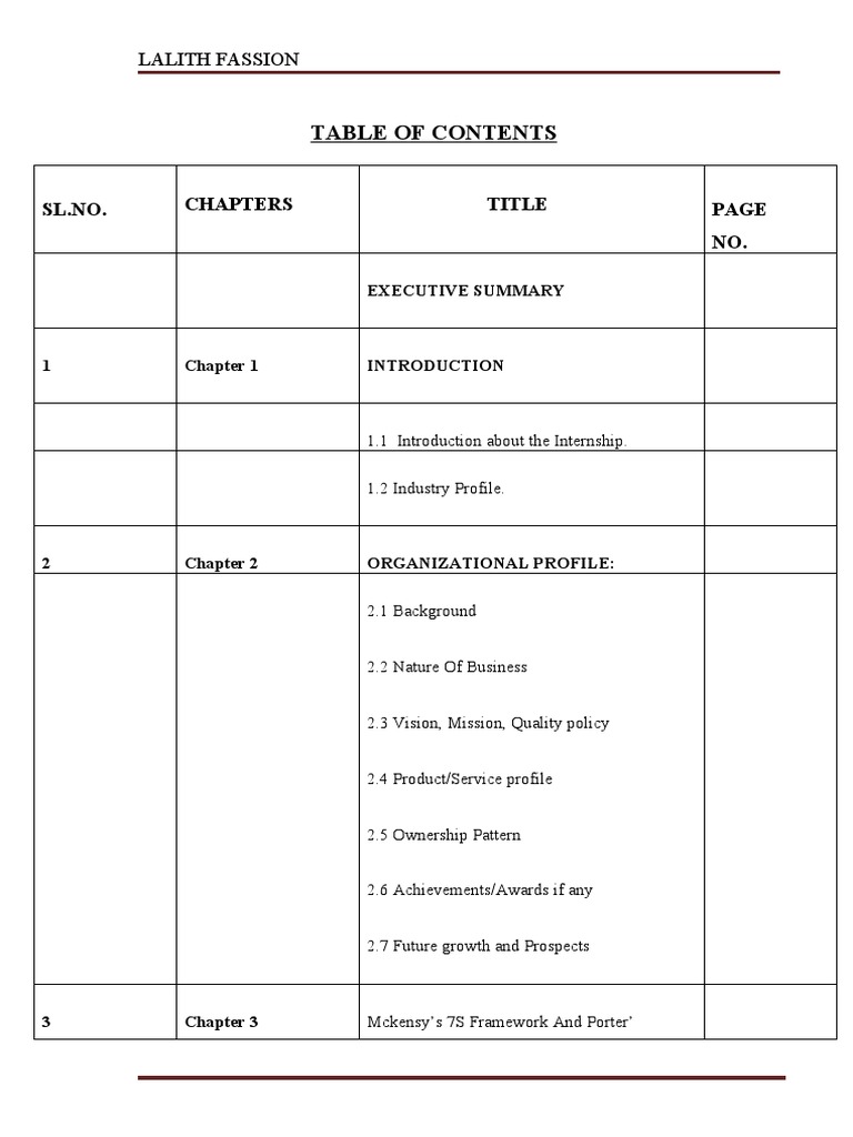 Nandi Garments Report | PDF | Retail | Leadership