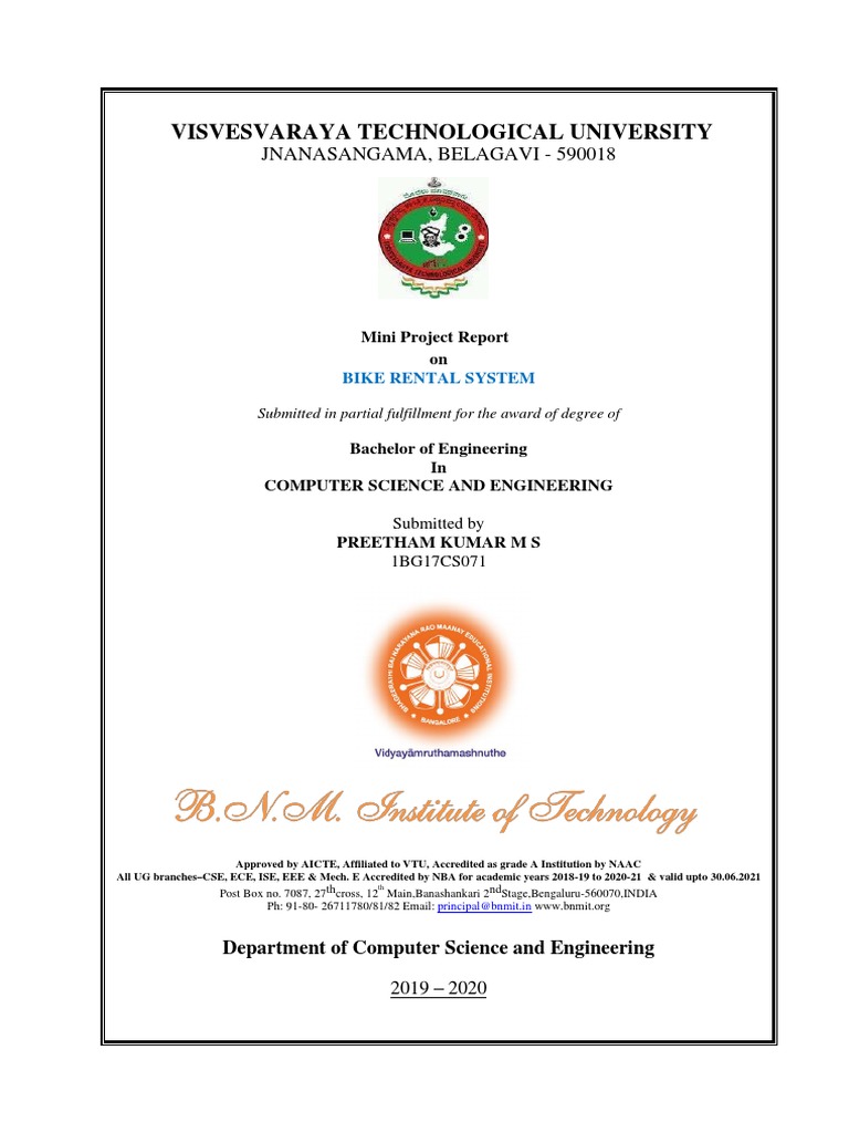 Bike Rental System | PDF | Html | Php