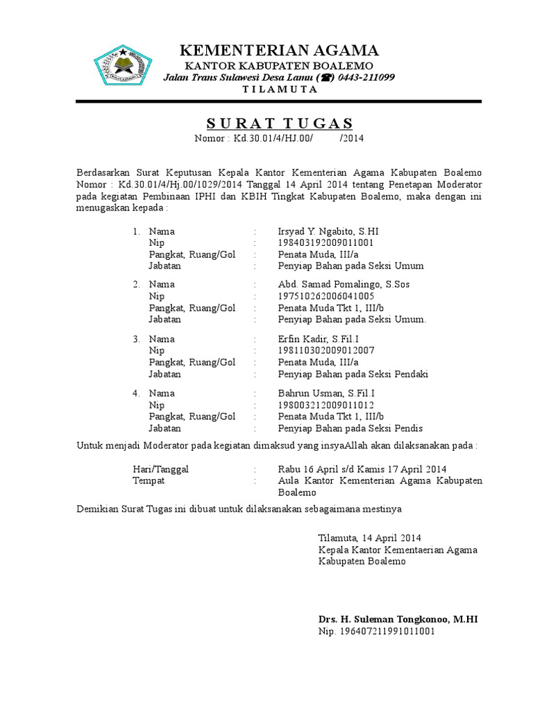 Tugas dan Fungsi Moderator Kegiatan | PDF