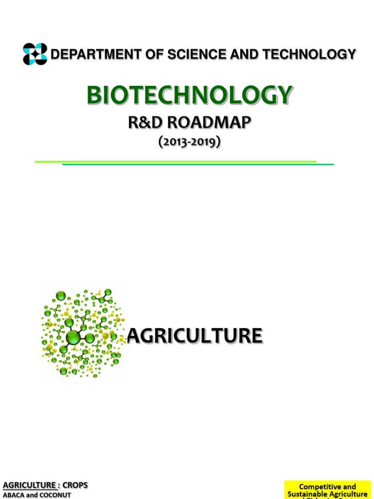 Biotechnology R&D ROADMAP (2013-2019) | PDF | Biofuel | Plant Breeding