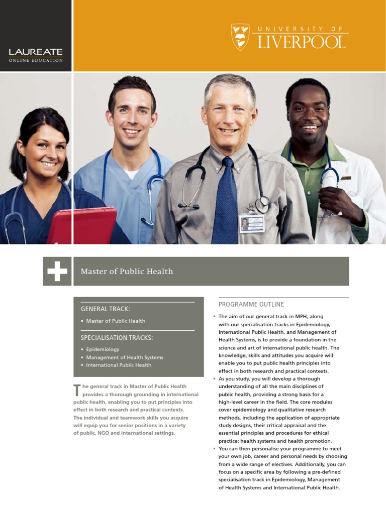 A Comprehensive Guide to the Master of Public Health Programme and its ...