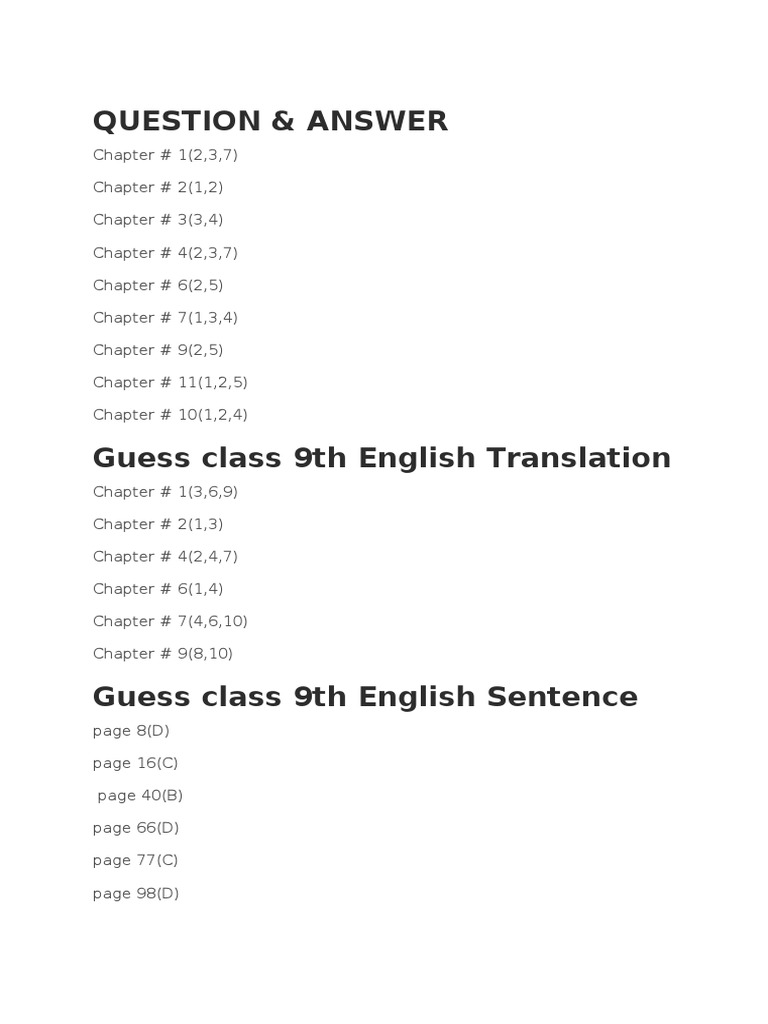 English Guess Paper | PDF | Abrahamic Religions | Religion And Belief