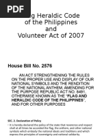 Ra 8491 (Irr) | PDF | Flag | Heraldry