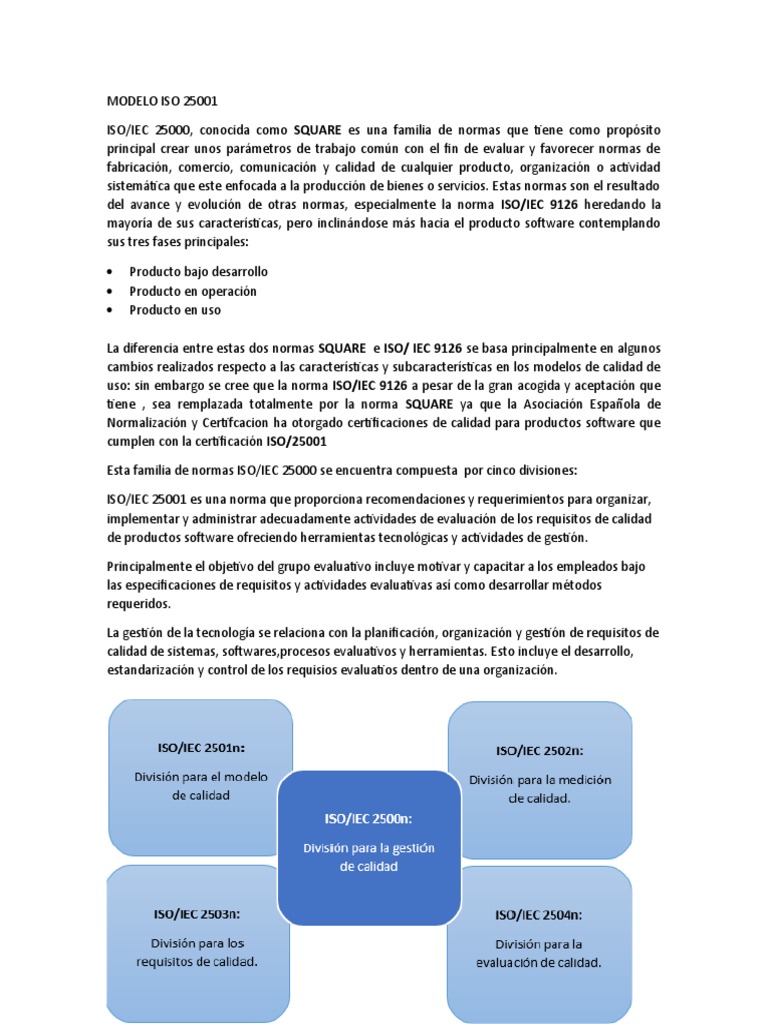 Iso 25001 | PDF
