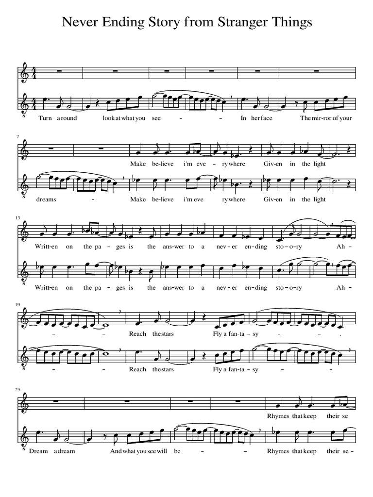 Never Ending Story From Stranger Things | PDF