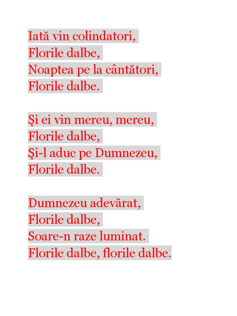 Fisa de Lucru Iata Vin Colindatori.... | PDF