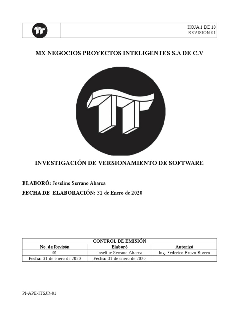 Investigacion Tipos de Versiones | PDF | Ciclo de vida de la versión de ...