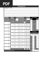 VFR Navigation Log (Jeppesen) | PDF | Transponder (Aeronautics ...