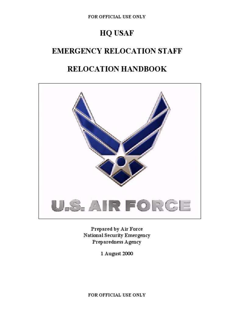 Emergency Relocation Guide | PDF | United States Air Force | Defense ...