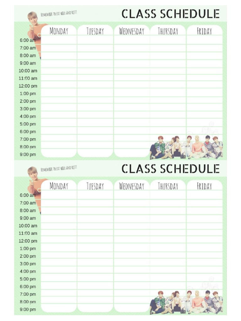 BTS Planner - 01 - Byjellybunny | PDF