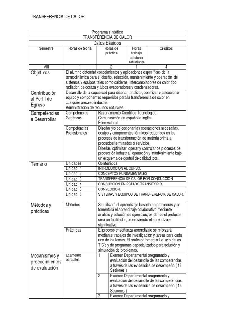 Curso de Transferencia de Calor Industrial | PDF | Conduccion termica ...