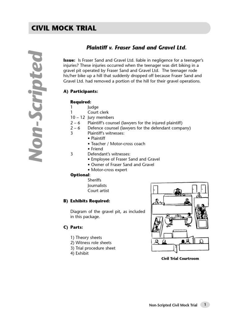 Fraser - Mock Trial - Dirt Bike | PDF | Witness | Evidence