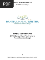 Kumpulan Hasil Bahtsul Masail NU Sidareja | PDF