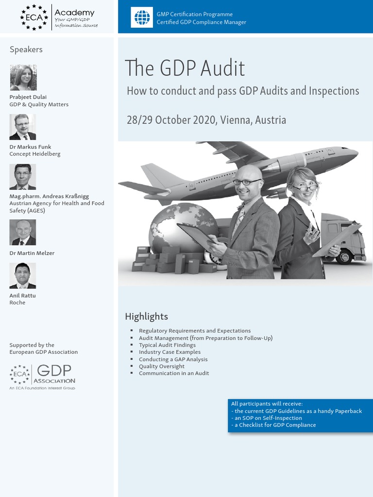 Preparing for GDP Audits: A Comprehensive Guide to Planning, Conducting ...