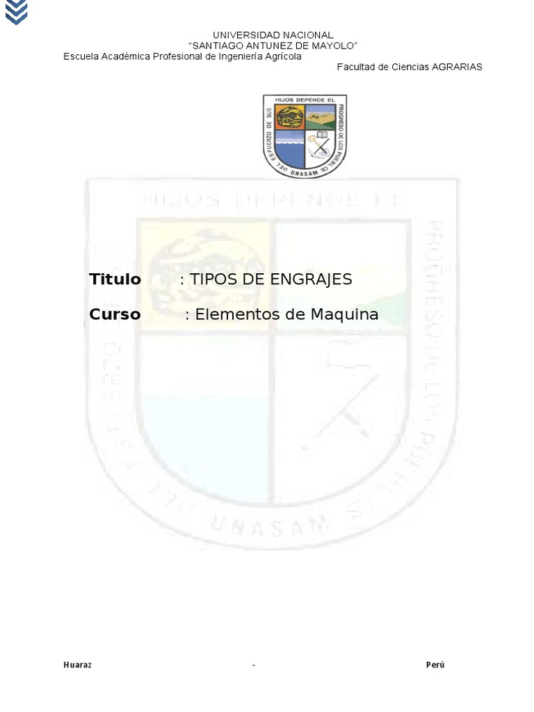 Engranajes Elementos De Maquina Pdf Engranaje Transmisión Mecánica