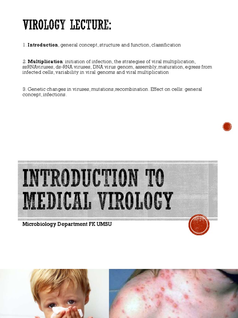 2018 Virologi 1 Introduction To Medical Virology PDF | Download Free ...