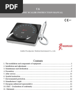 User Manual For Dentsply Cavitron Plus Ultrasonic Scaler | PDF